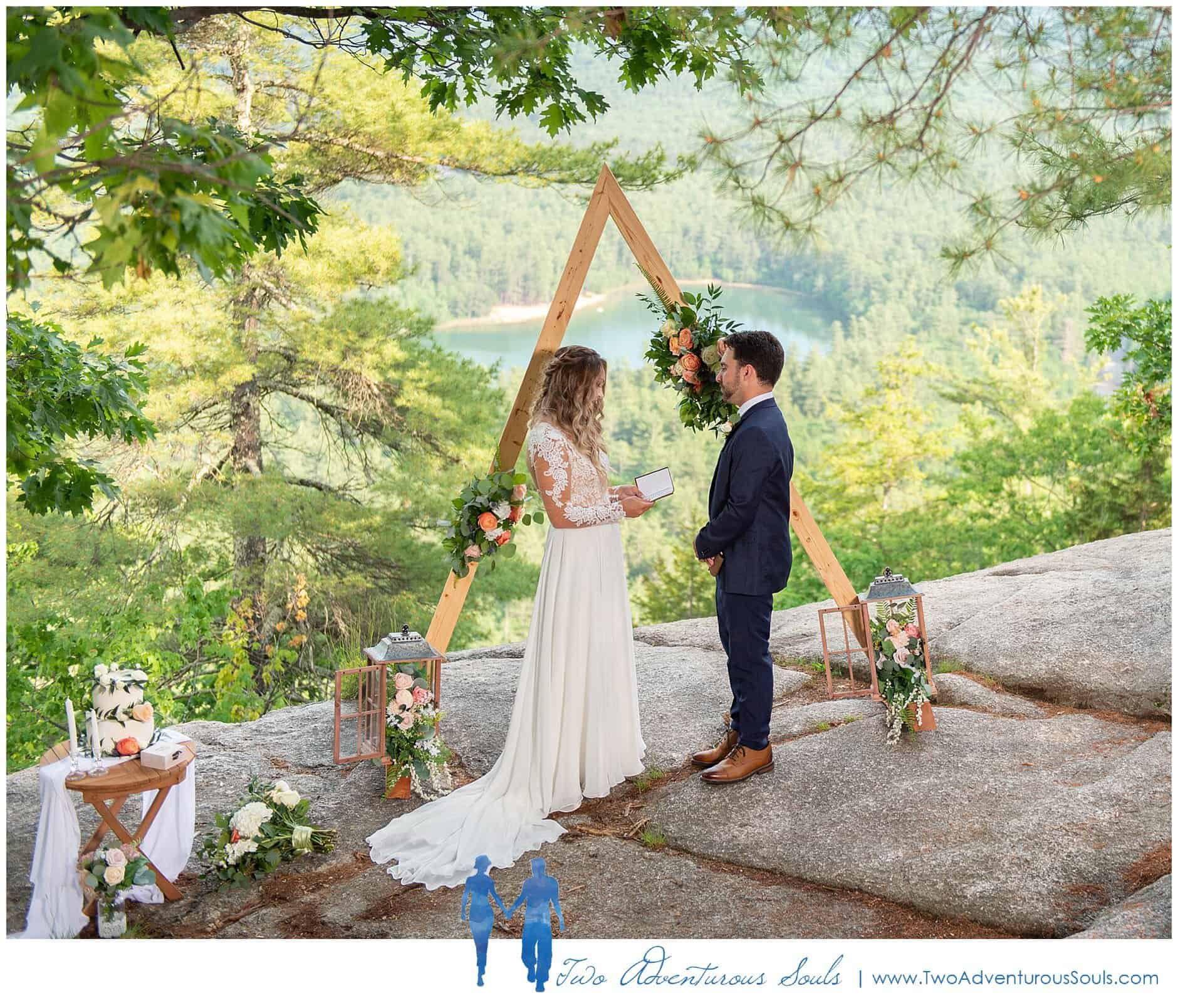 Nikki and Andre's Cathedral Ledge Adventure Wedding | North Conway, NH ...