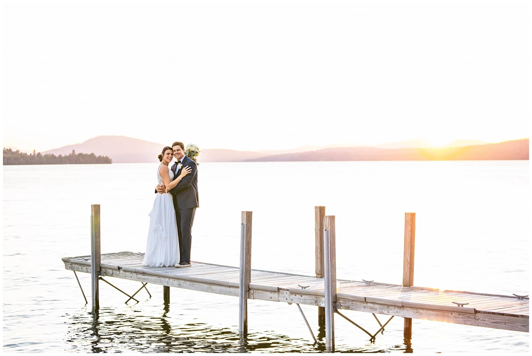 Taylor and Chet's Loon Lodge Inn Wedding | Rangeley Maine | Two ...