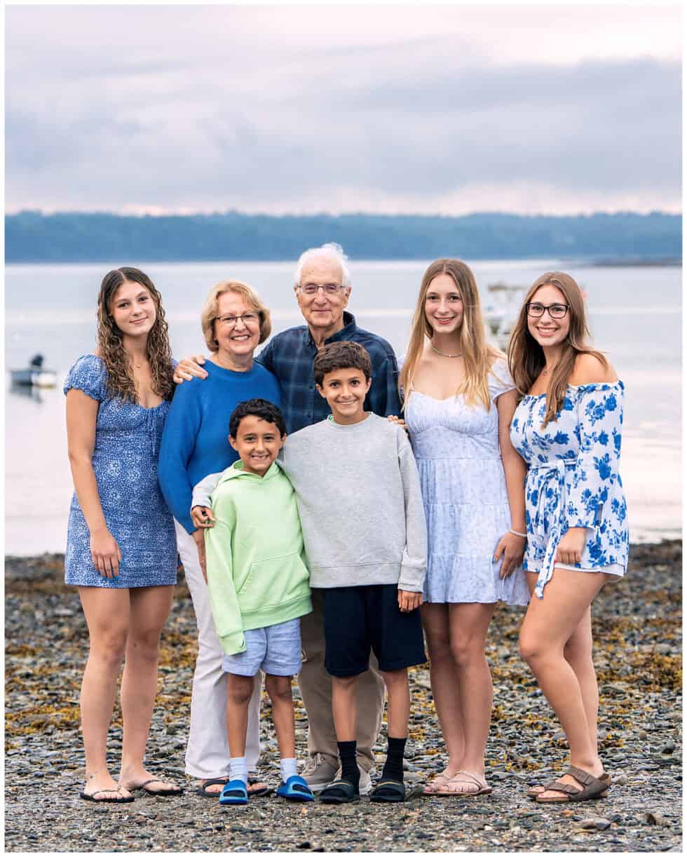 The Charney Family's Extended Bar Harbor Family Portraits | Two ...
